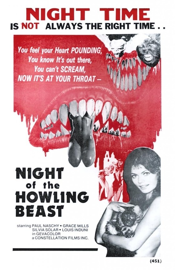 Night of the Howling Beast (1975) – Mike's Take On the Movies