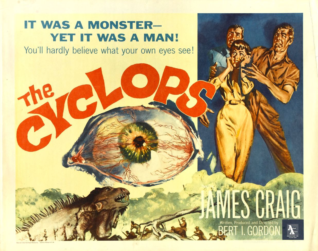 The Cyclops (1957) and Daughter of Dr. Jekyll (1957) A Gloria Talbot ...